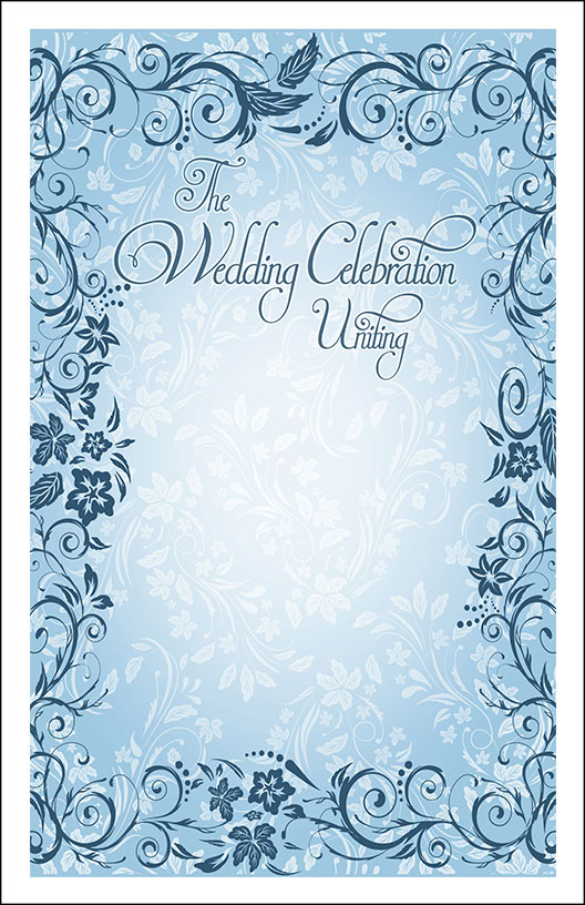 Wedding Program Cover Template 11A