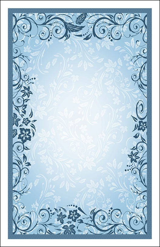 Wedding Program Cover Template 11A