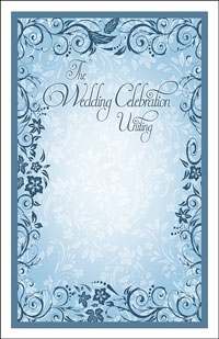 Wedding Program Cover Template 11A