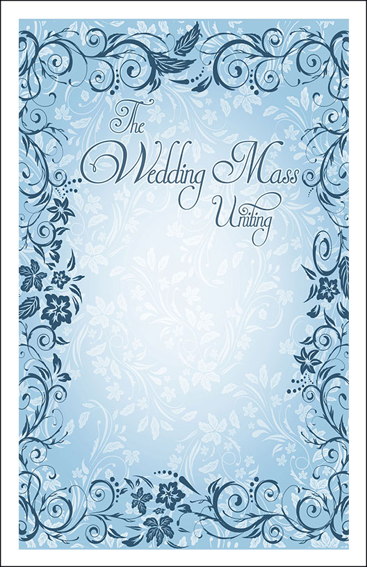 Wedding Program Cover Template 11A