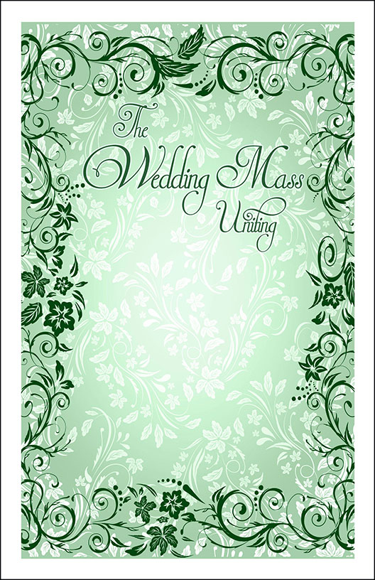 Wedding Program Cover Template 11C
