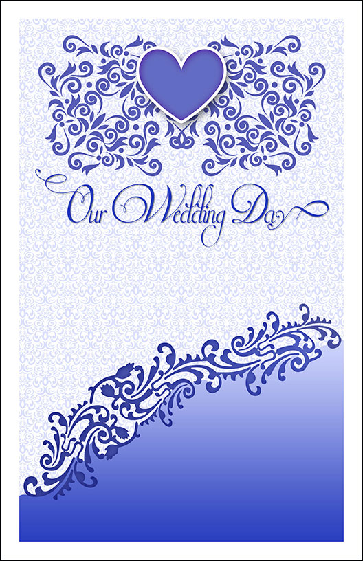 Wedding Program Cover Template 12C