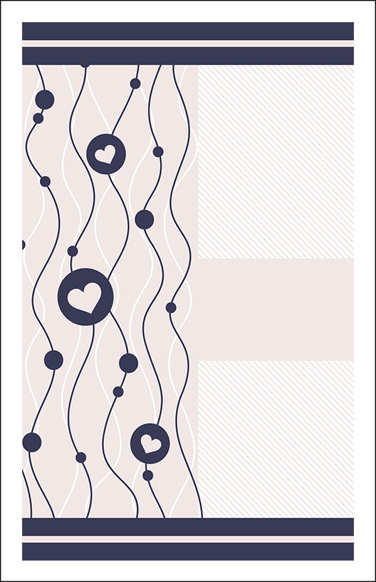 Wedding Program Cover Template 14A