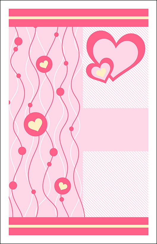 Wedding Program Cover Template 14B