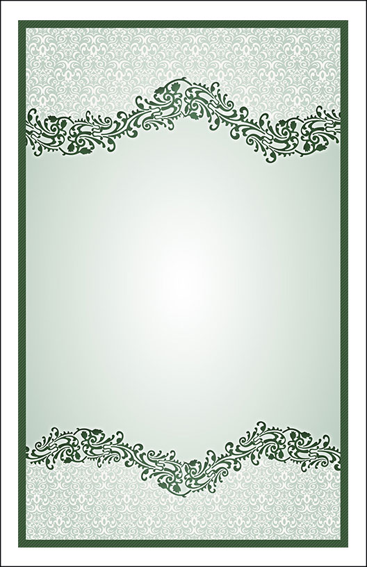 Wedding Program Cover Template 4B