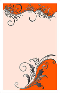 Wedding Program Cover Template 8B