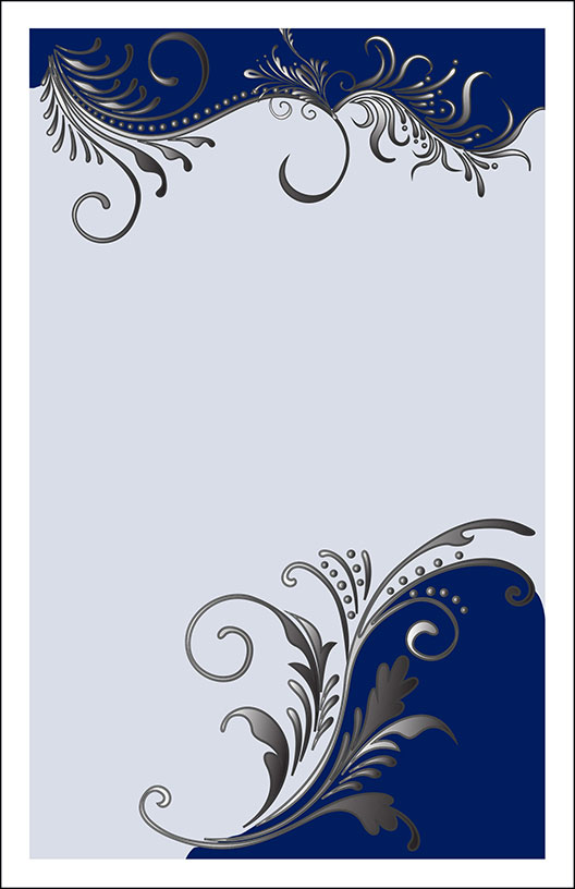 Wedding Program Cover Template 8C