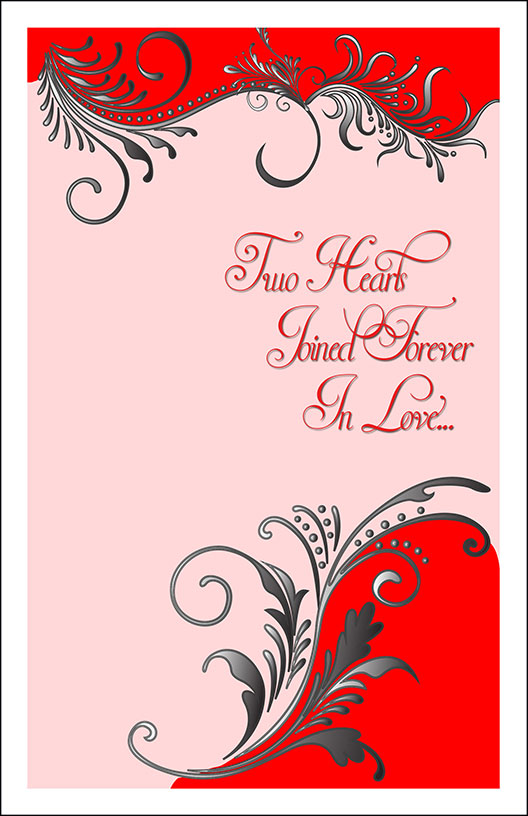 Wedding Program Cover Template 8F